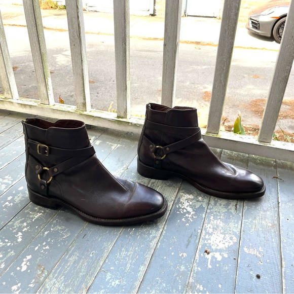 Frye | Shoes | Mens Cognac Frye Buckle Boots | Poshmark